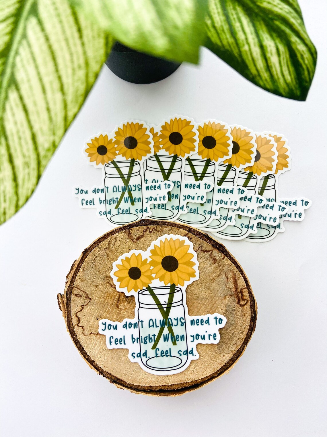 When You're Sad Vinyl Glossy Sticker - Etsy