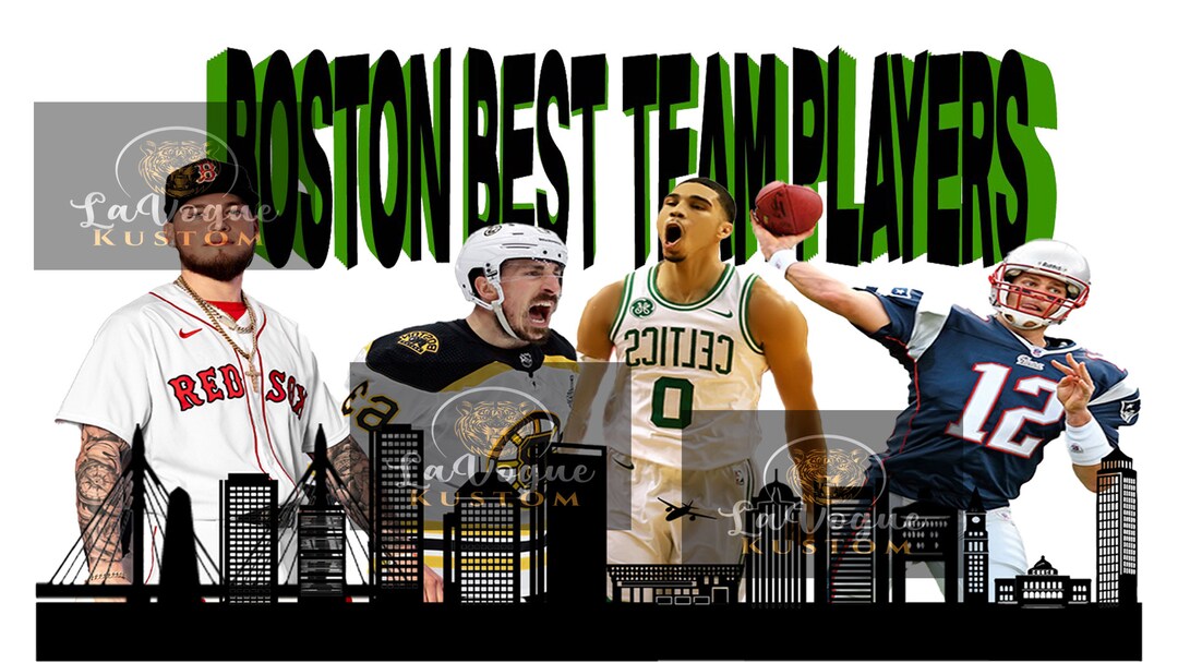 Boston Best Team Players Digital Png File - Etsy