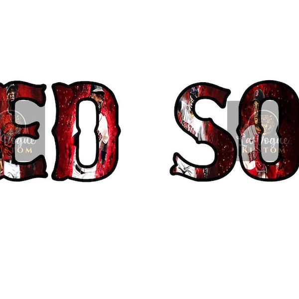 Boston Red Sox Font - Etsy