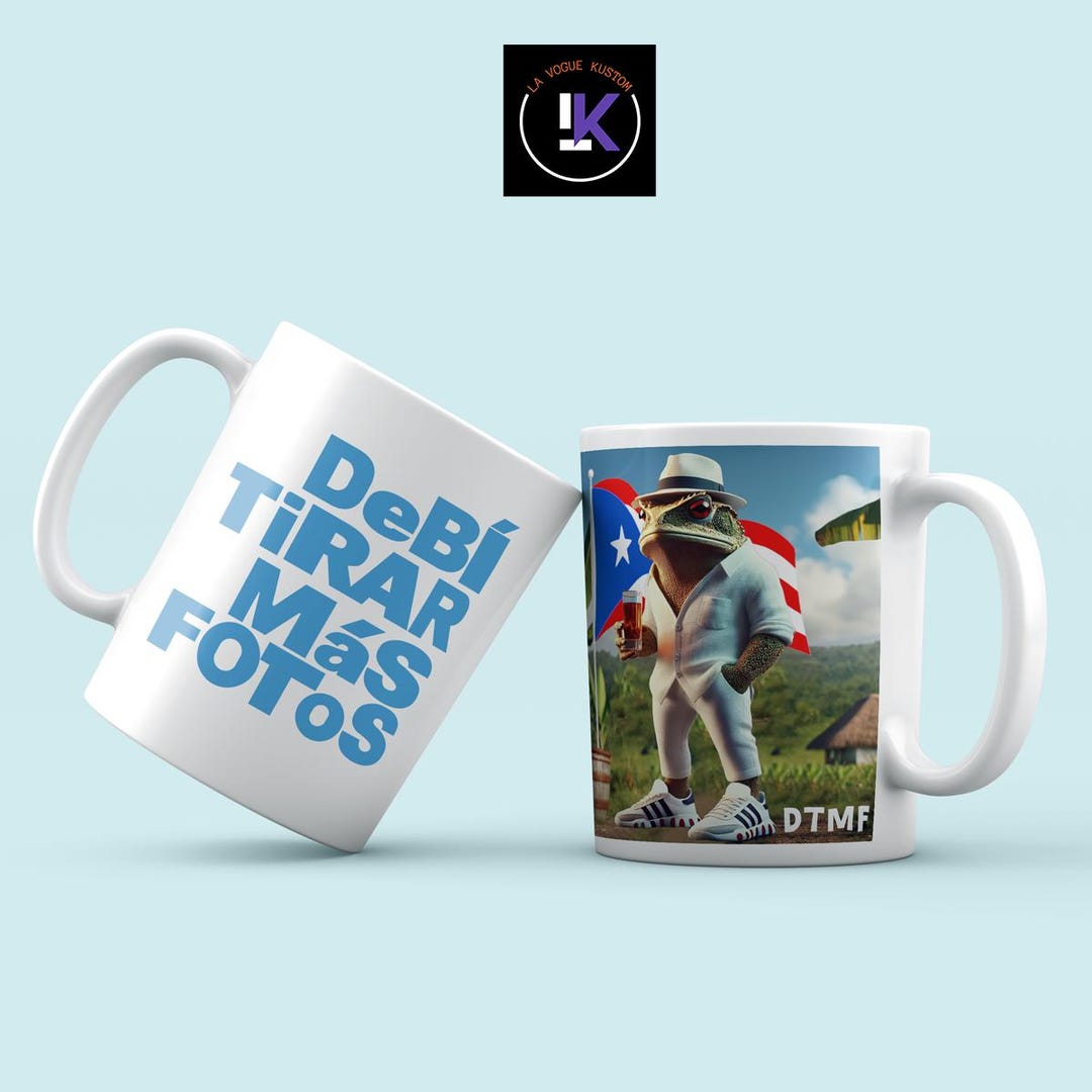 Debi Throw More Photos Inspired in Bad Bunny New Album, Bad Bunny Mug ...