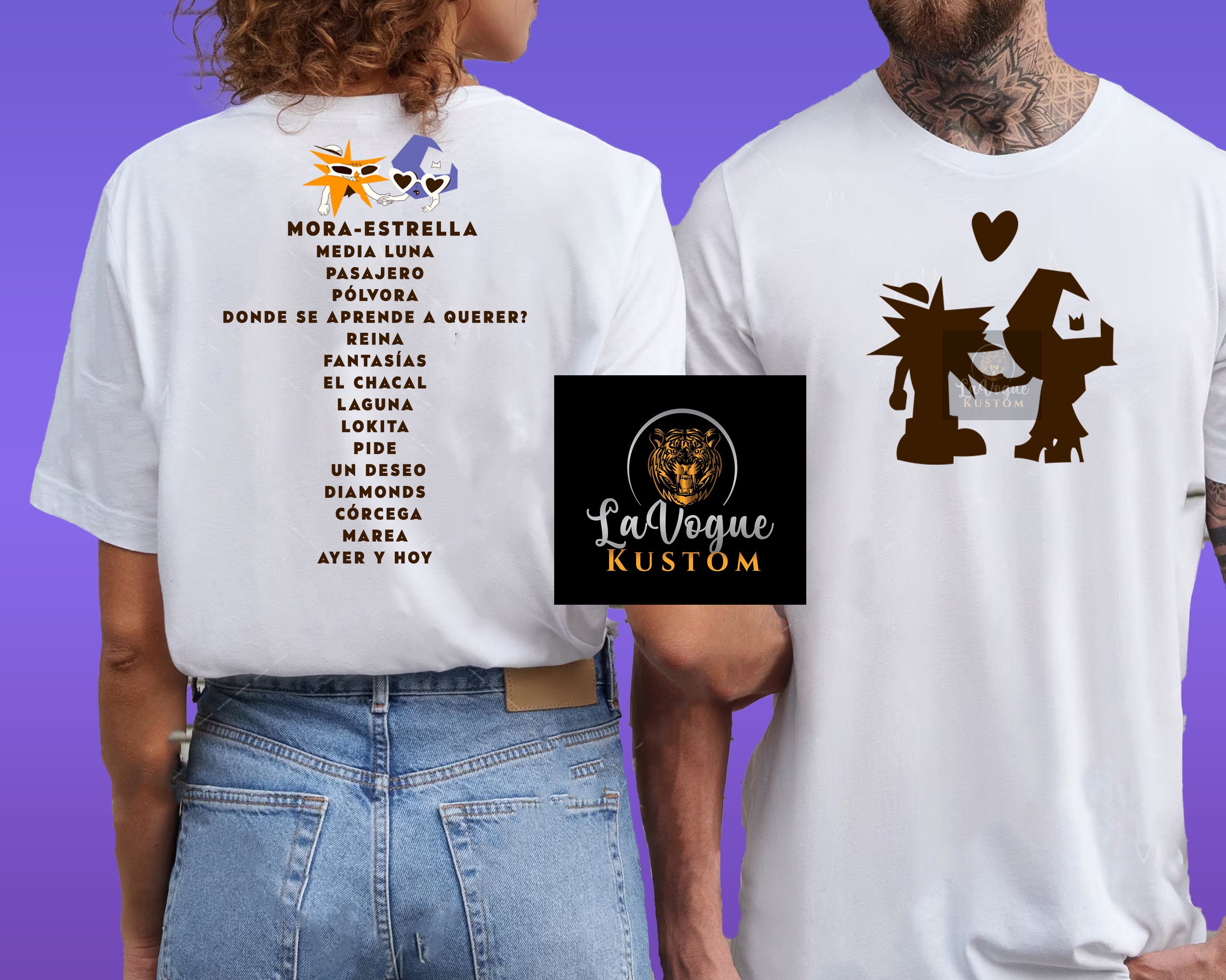 Mora Album Couple White Shirt| Mora Estrella Couple Shirt| Mora Album ...