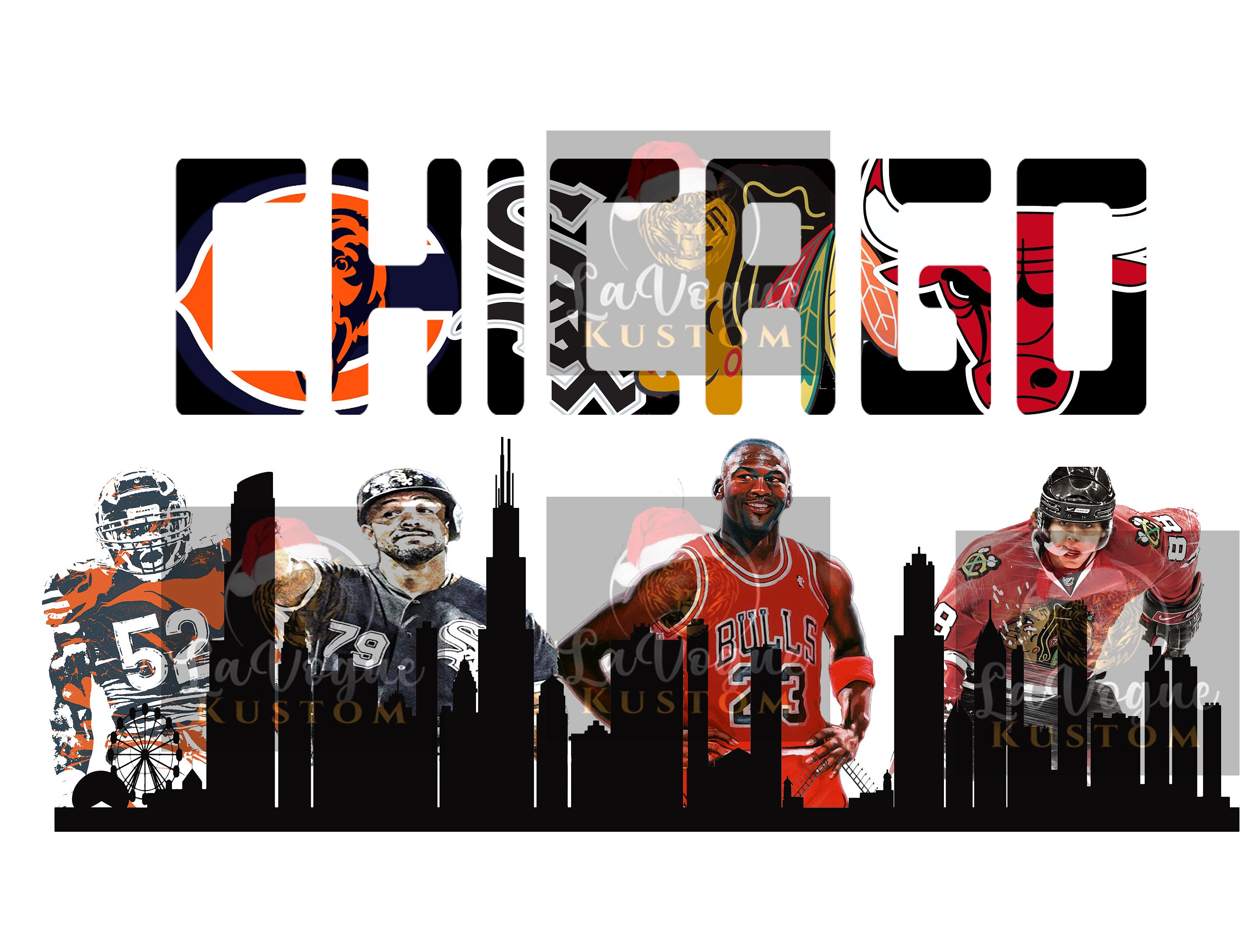 Chicago Team Sports Digital Png File - Etsy