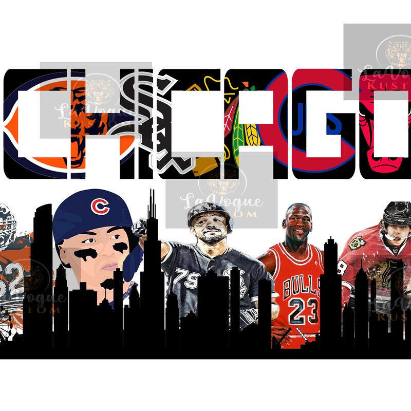 Chicago Teams Svg - Etsy