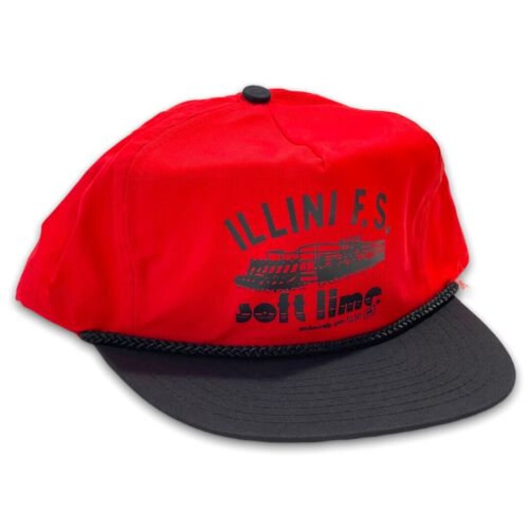 Illini FS Inc VINTAGE Soft Lime Graphic Snapback Rope Trucker - Etsy