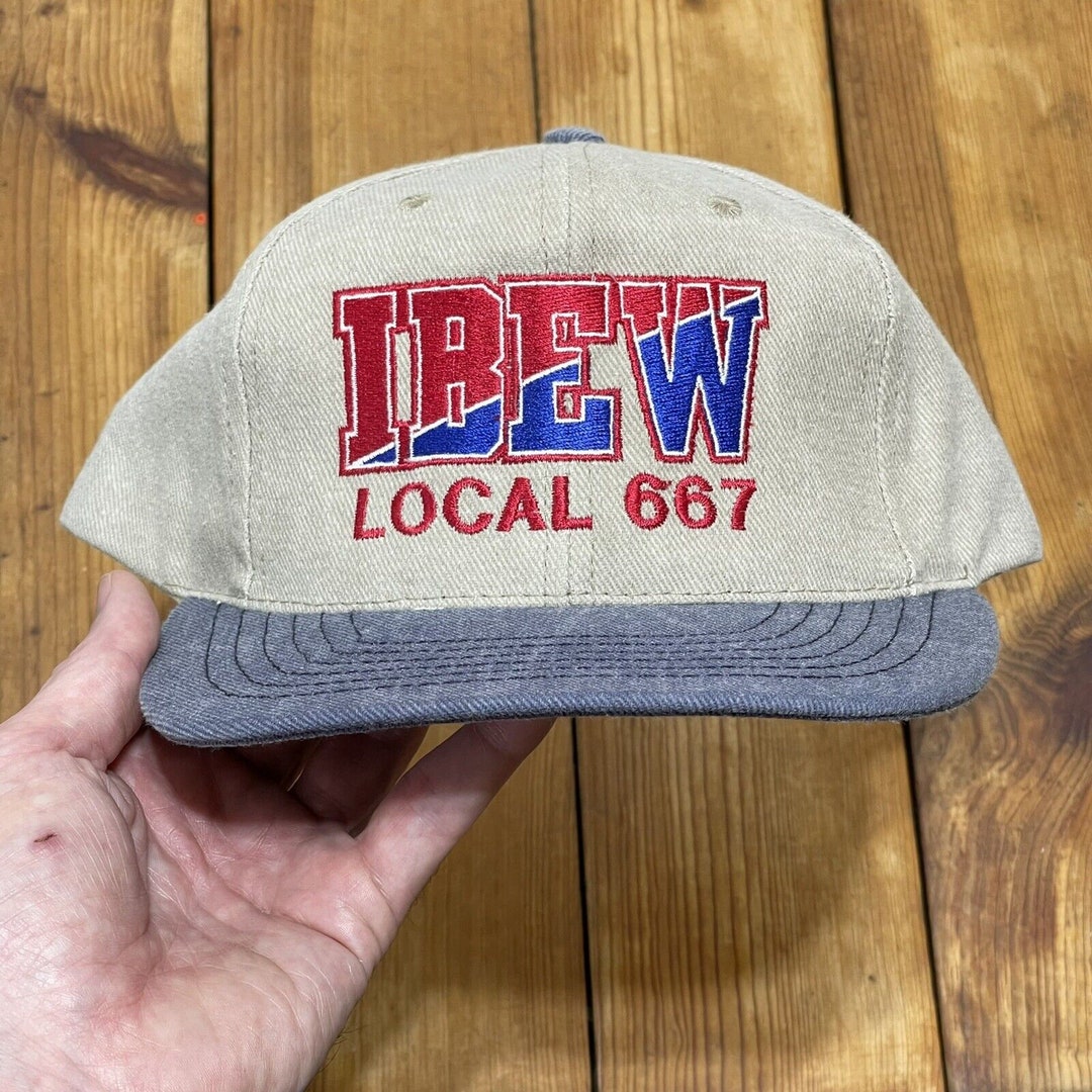 Vintage Snapback Hat IBEW Local 667 Electrical Union Logo 1990s USA ...