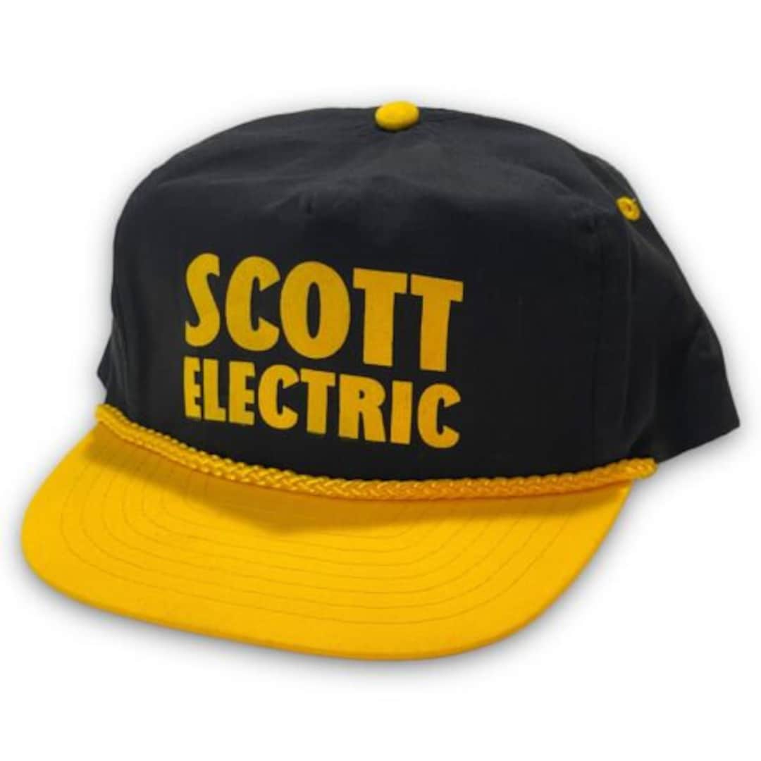 Scott Electric Vintage Snapback Hat 1990's Dad Rope Trucker Cap - Etsy