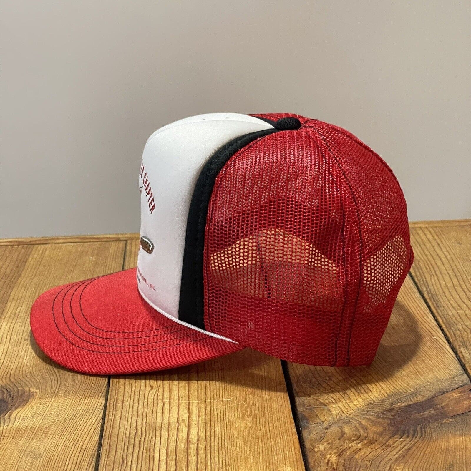Vintage Pontiac Oakland Car Club 90s Rope Trucker Hat Snapback Dad Cap ...