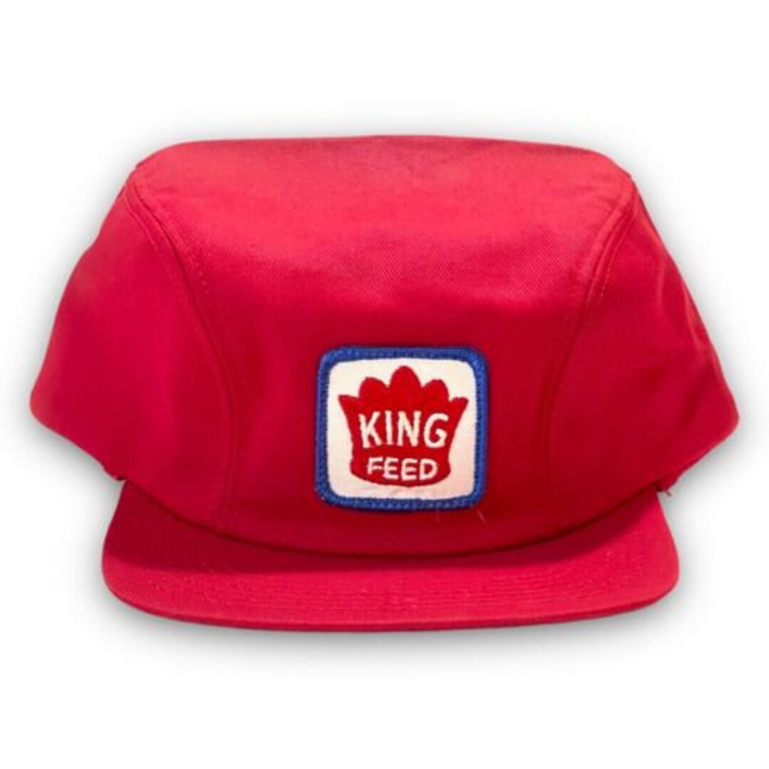 King Feed Vintage Patch Trapper Hat 1980s K Brand Cap Made in the USA 7 ...