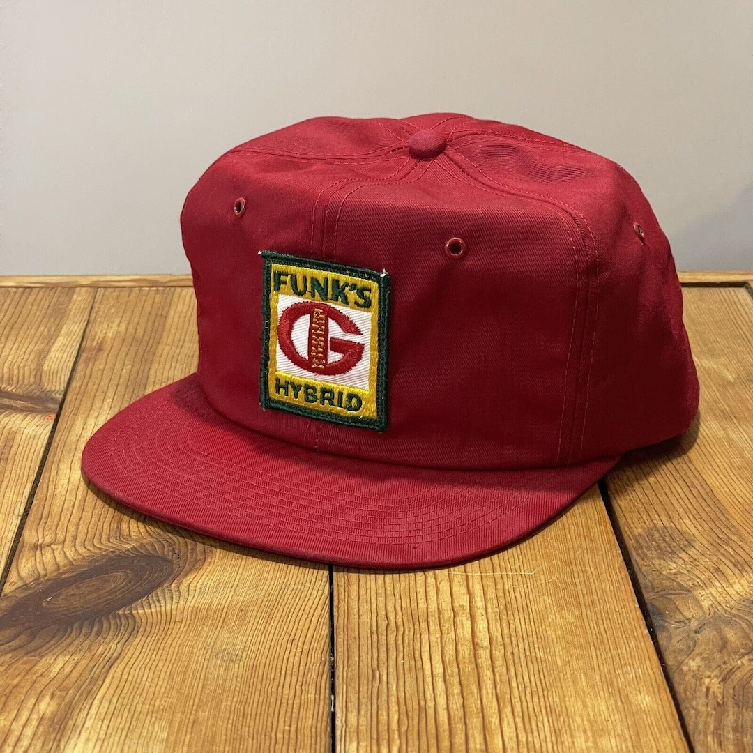 Vintage K Brand Funks Hybrid Seeds Patch Trucker Hat Snapback 80s Cap ...