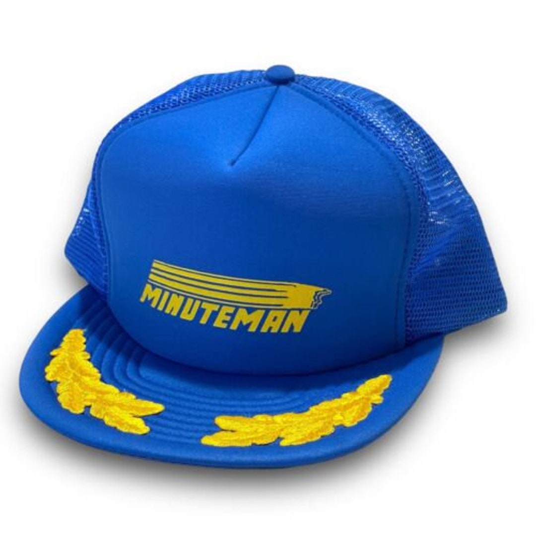 Minuteman Logo Vintage 1980s 1990s Trucker Cap Snapback Hat - Etsy