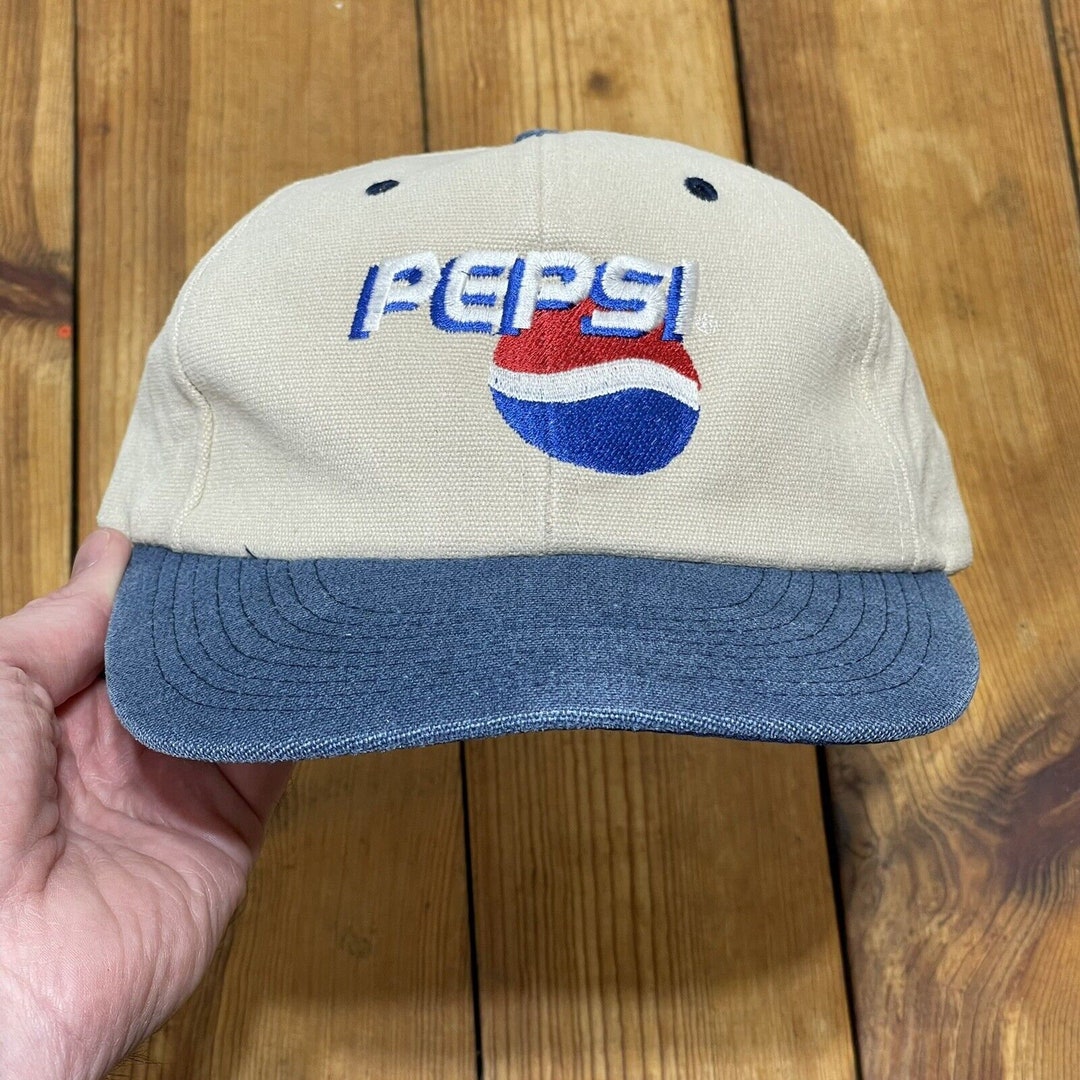 Vintage Pepsi Logo Uniform Dad Hat Strapback Y2K Cap - Etsy
