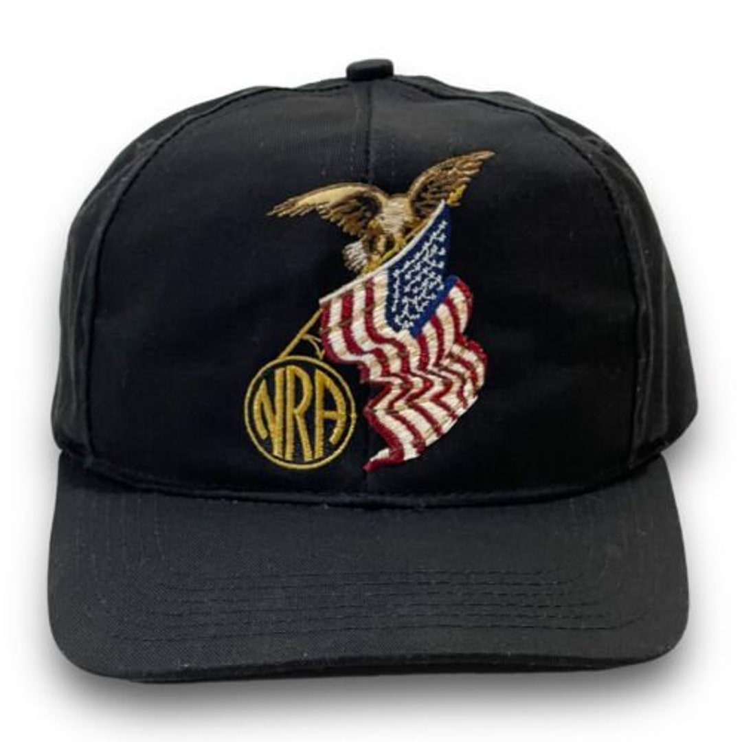 Millennium Member NRA Eagle Flag Vintage Snapback Trucker Hat 1980s USA ...