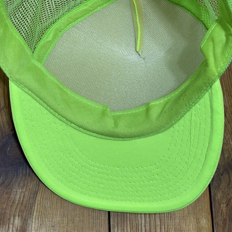 Vintage Snapback Trucker Hat Orange Beach Logo Neon Cap - Etsy