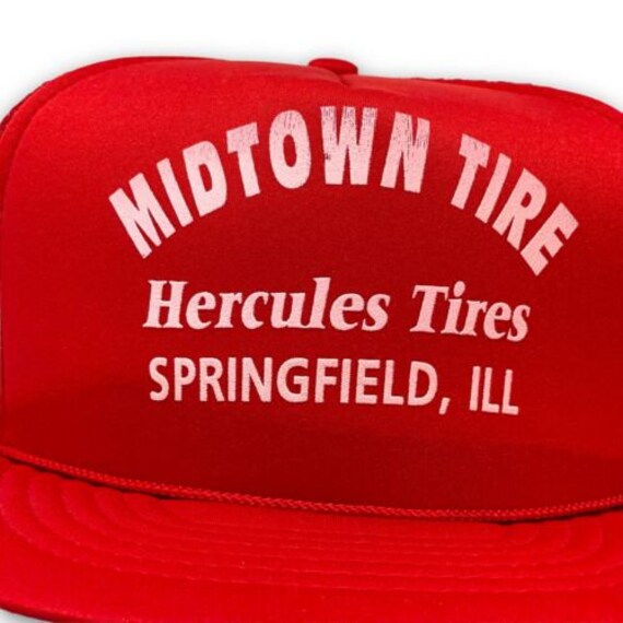 Vintage Midtown Tire Hercules Tires Snapback Hat Spri… - Gem