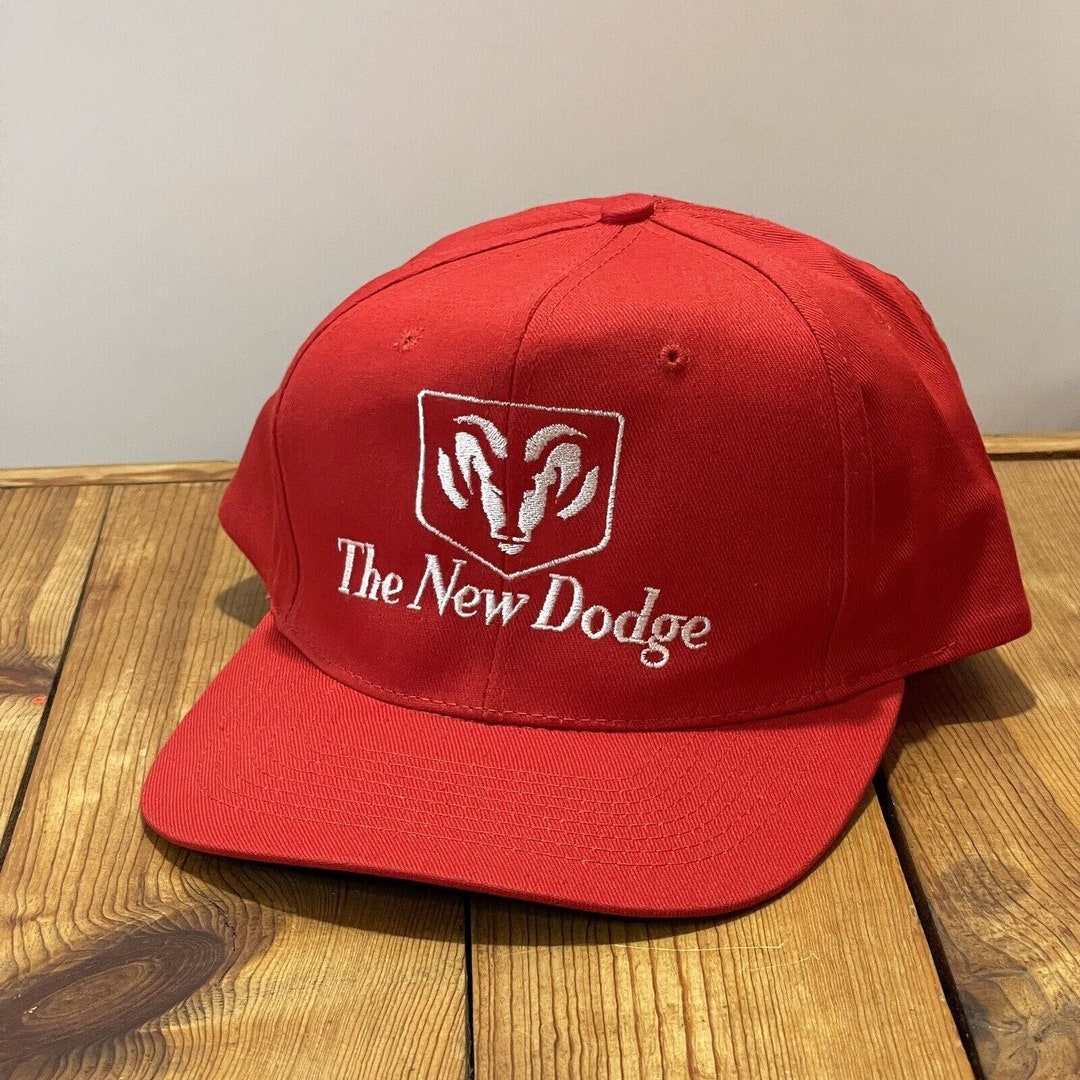Vintage the New Dodge Embroidered Logo Snapback 1990s Steve White ...