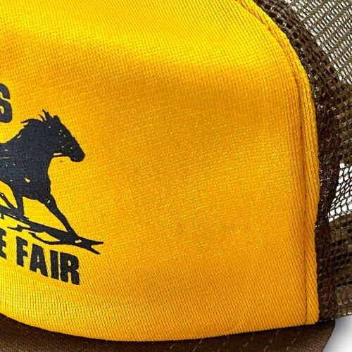 Illinois State Fair Vintage Graphic Snapback Hat 1980s Trucker Cap USA ...