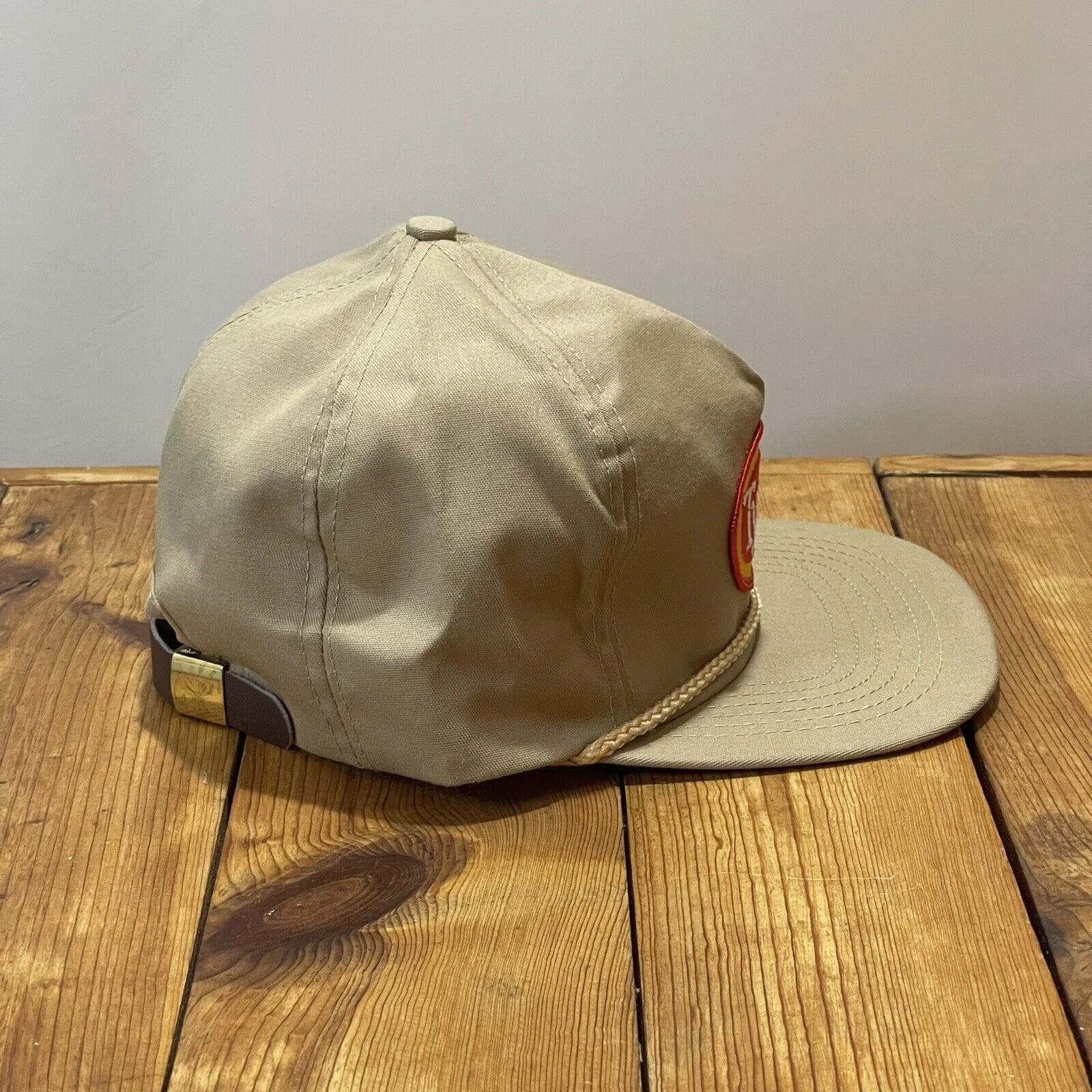 Vintage USA MADE Tyson Chicken Logo Patch Rope Trucker Strapback Hat ...