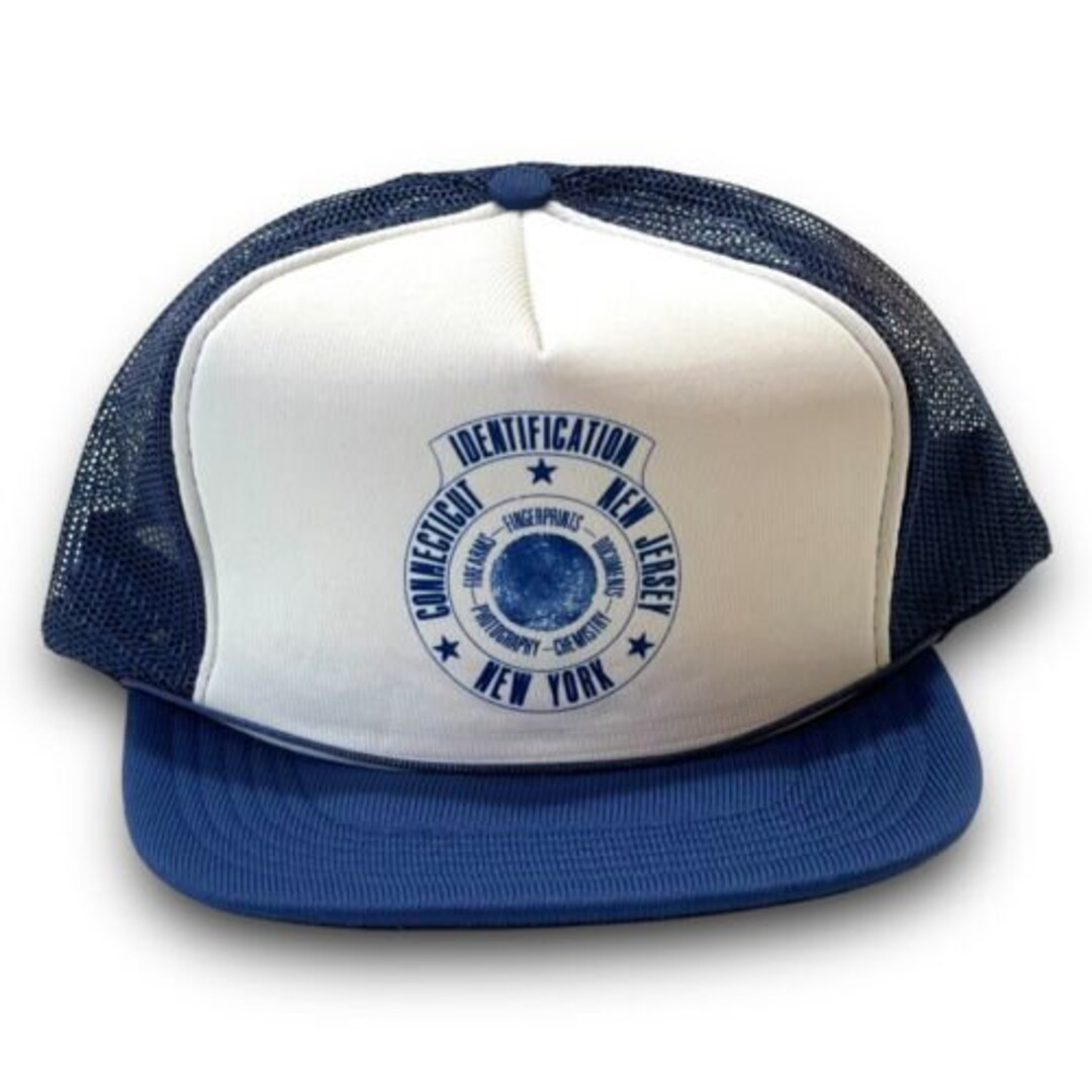 Vintage New York New Jersey Crime Scene Graphic Police Cap Snapback ...