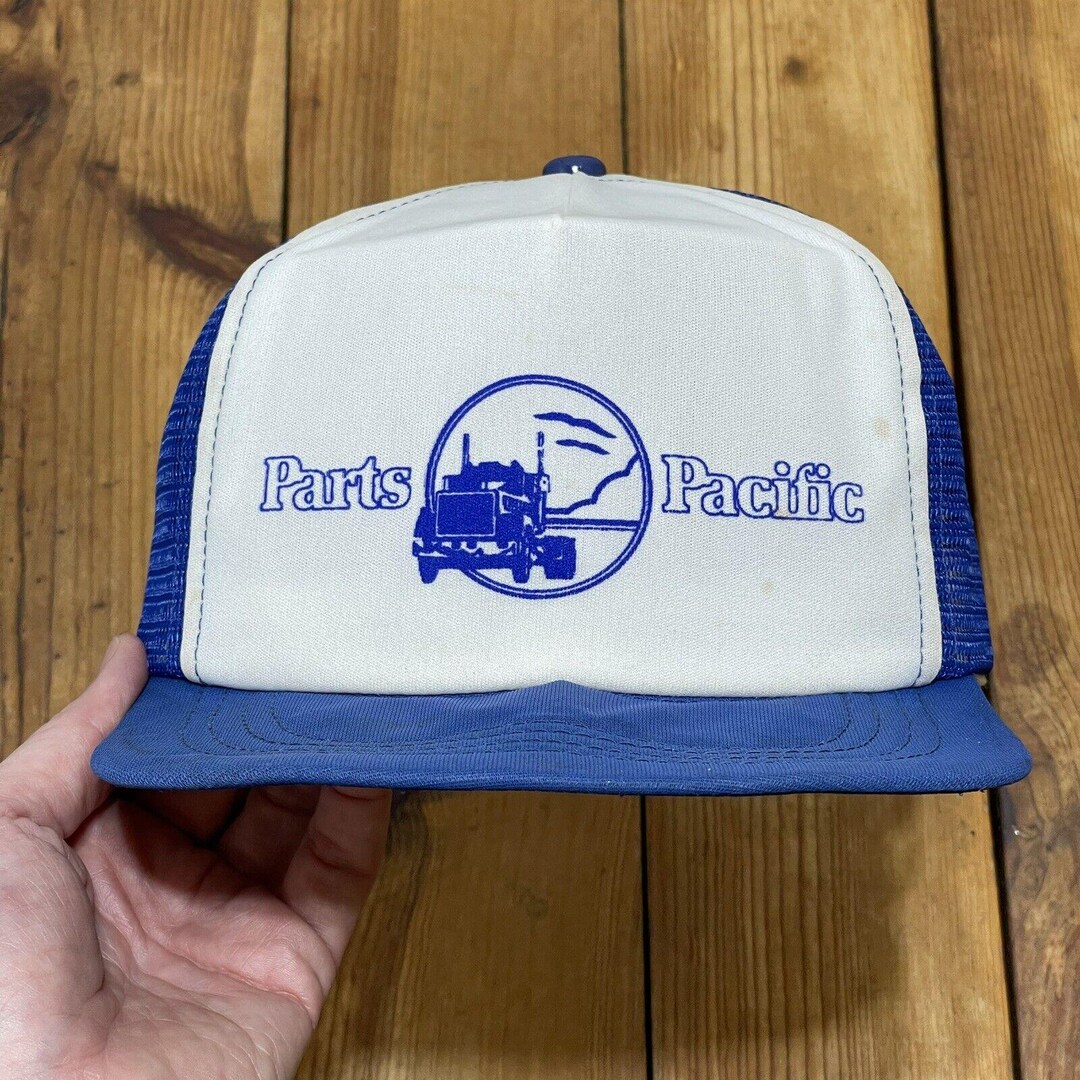 Vintage Snapback Trucker Hat Parts Pacific Big Rig Logo Cap - Etsy