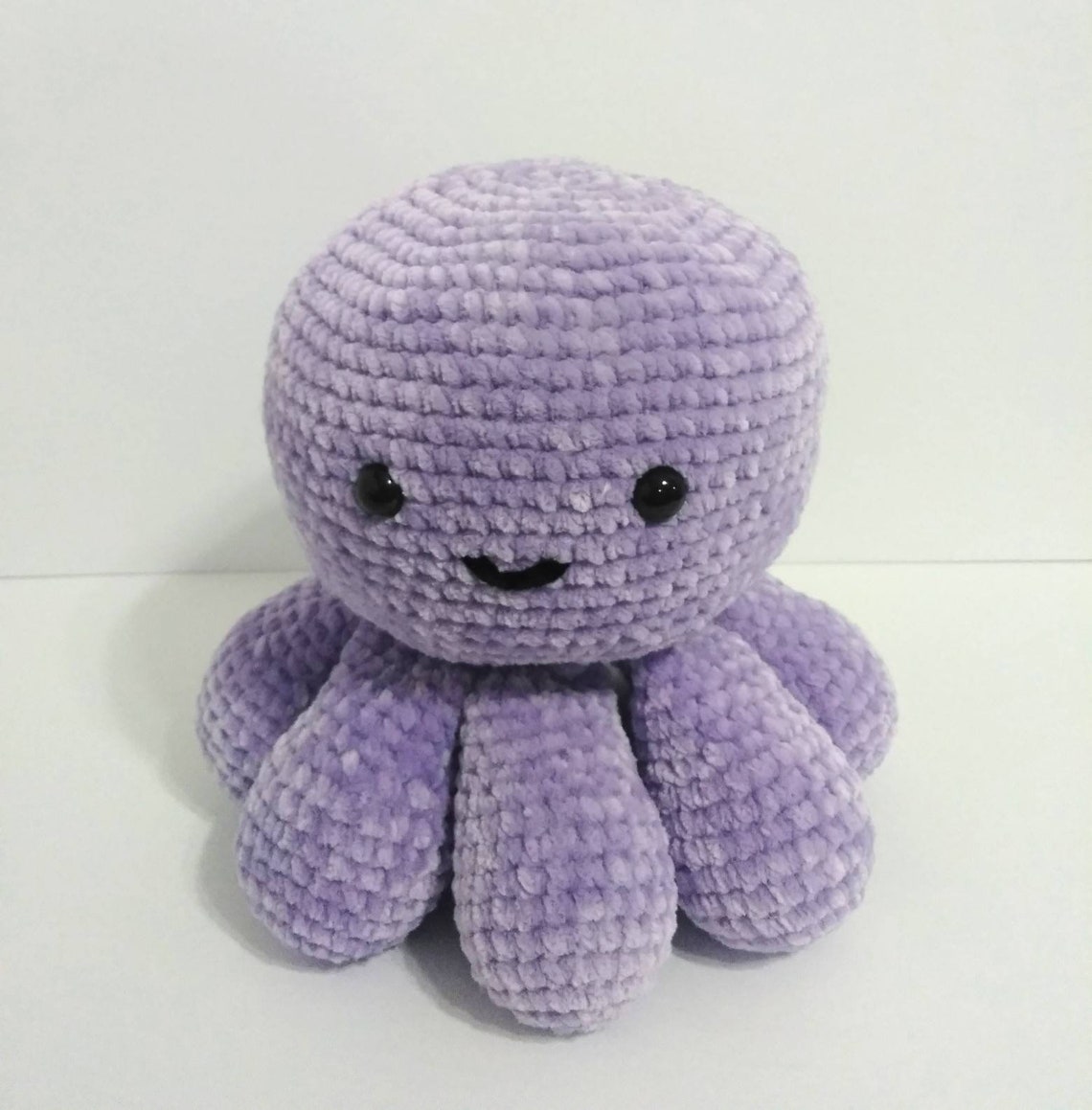 Giant Purple and Pink Velvet Crochet Octopus Plushies Velvet | Etsy