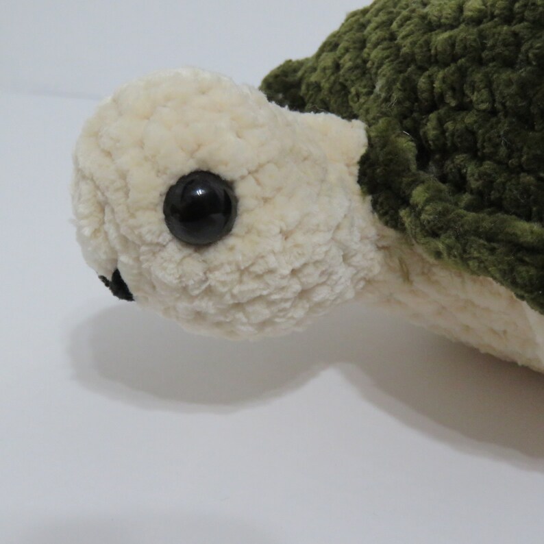 Cute Chubby Turtle Plushie Crochet Velvet Turtle Plushie - Etsy