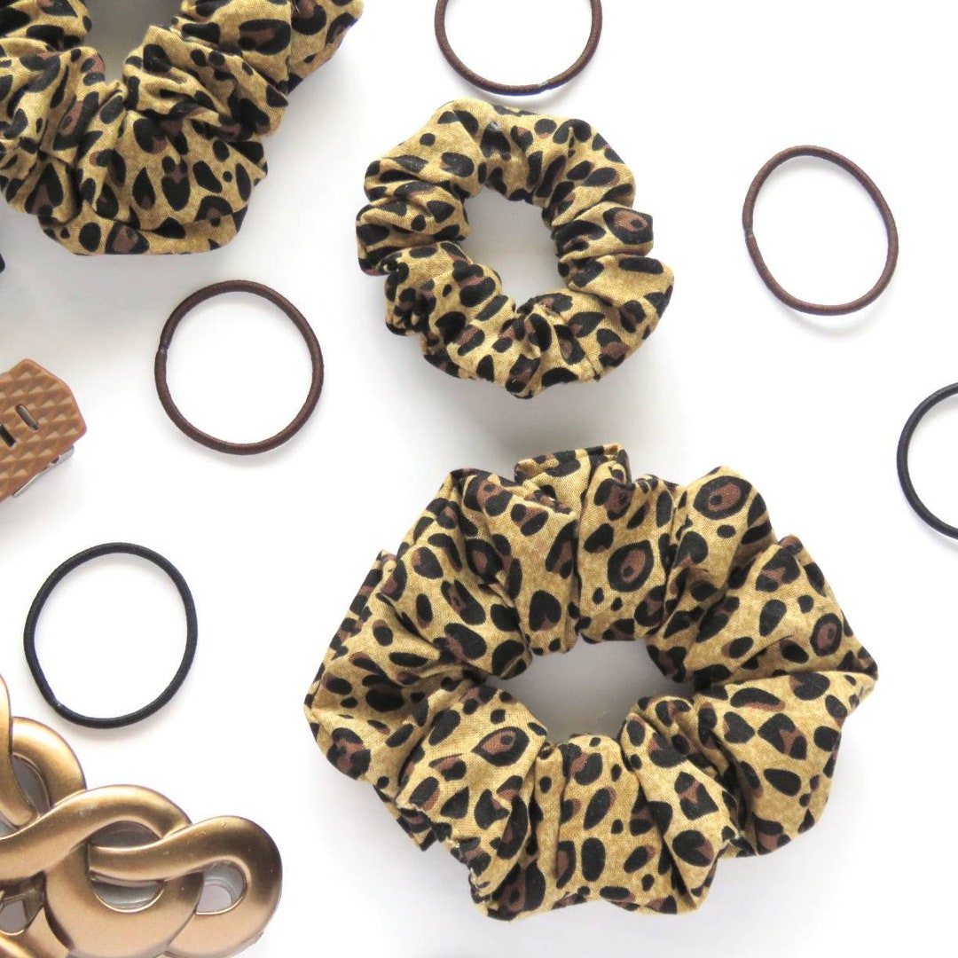 Leopard Scrunchies, Cheetah Scrunchies, Mini Cheetah Scrunchies - Etsy