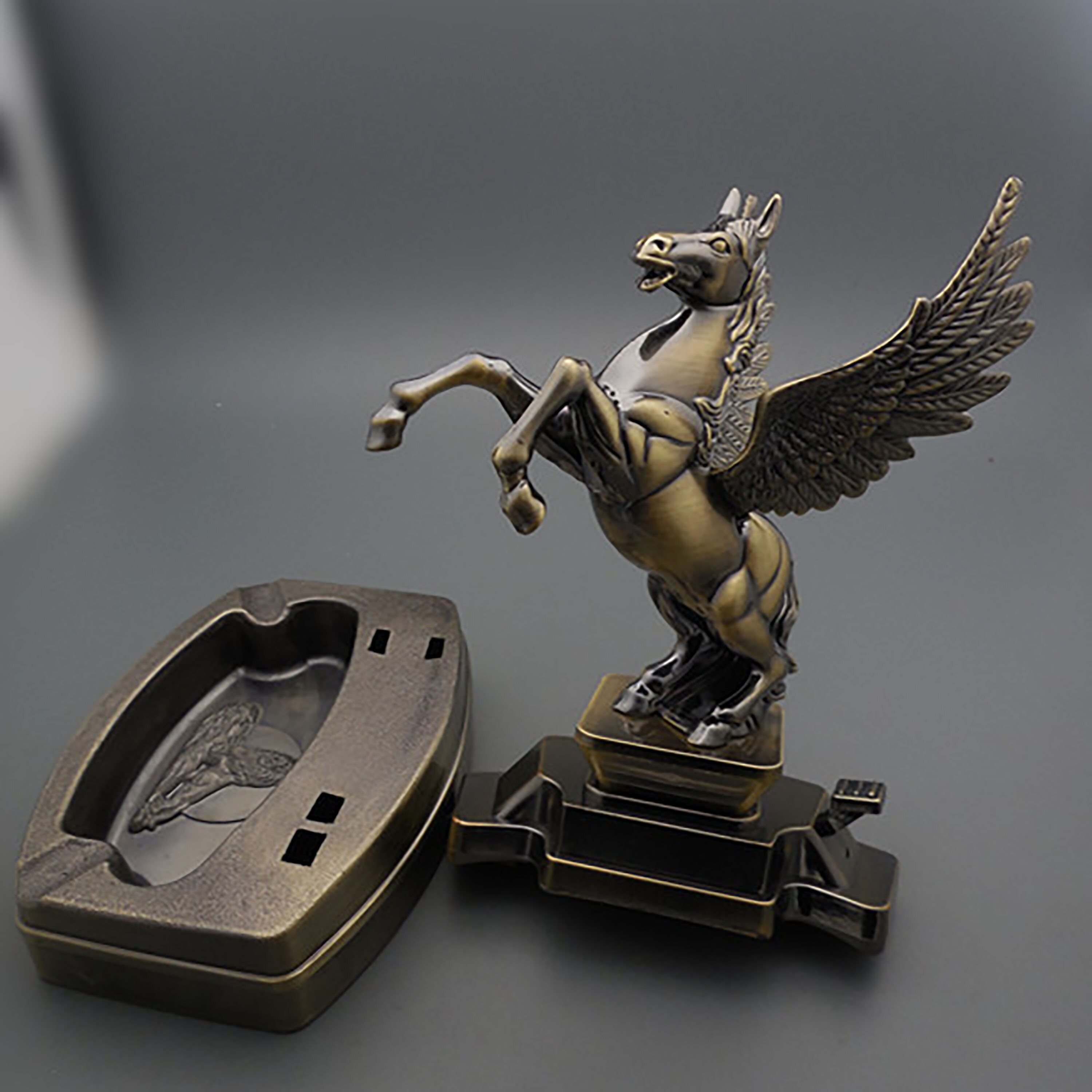 Desktop Decoration Retro Lighter Ashtray - Etsy