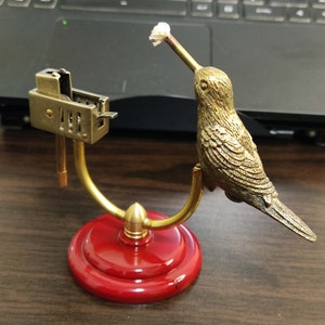 Retro Brass Desktop Bird Kerosene Lighter - Etsy