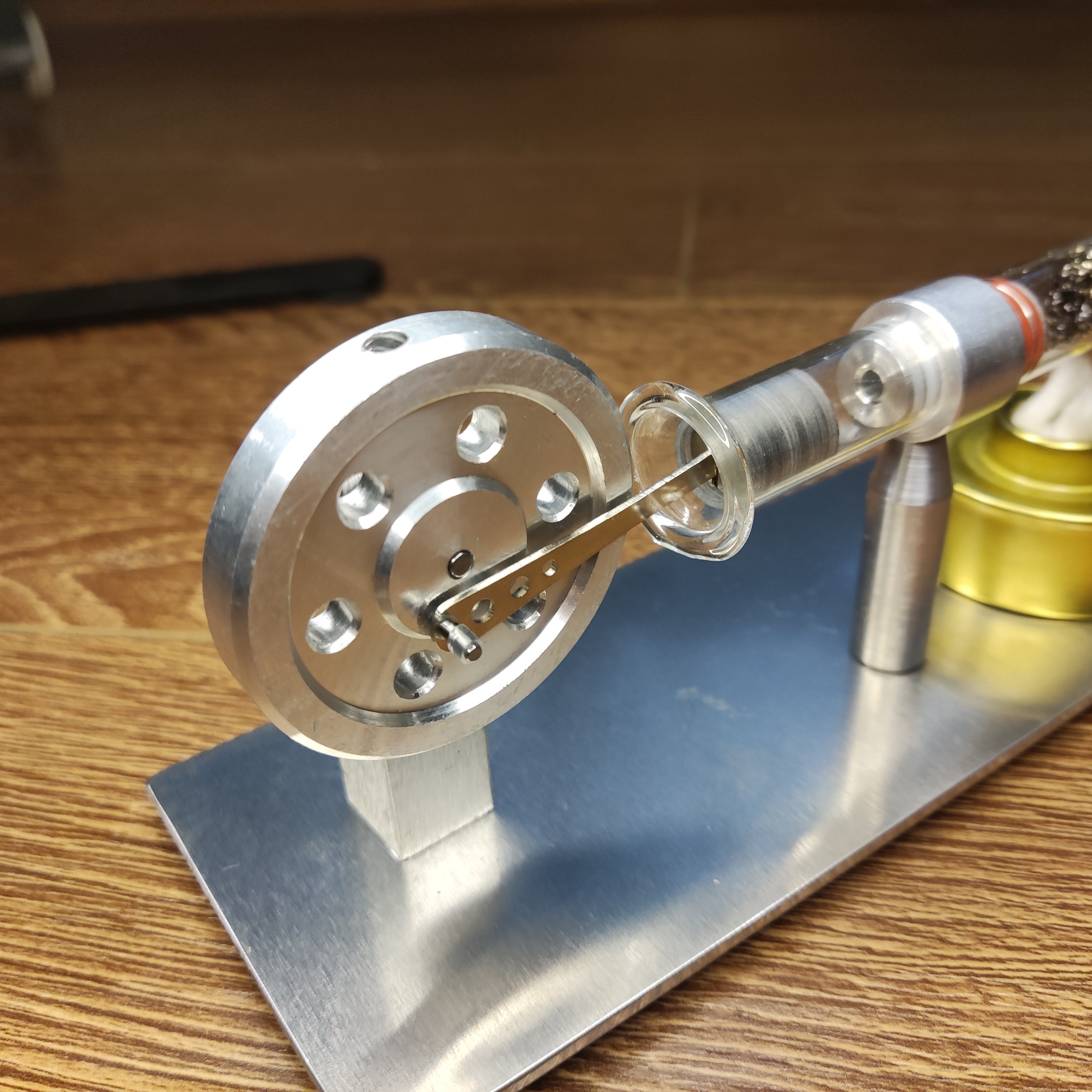 Mini Hot Air Stirling Engine Motor Model Stream Power Physics | Etsy