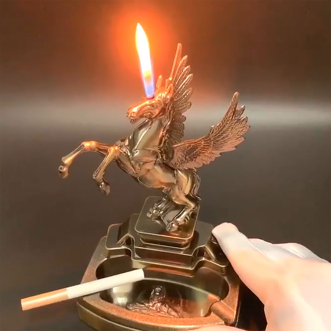 Desktop Decoration Retro Lighter Ashtray - Etsy