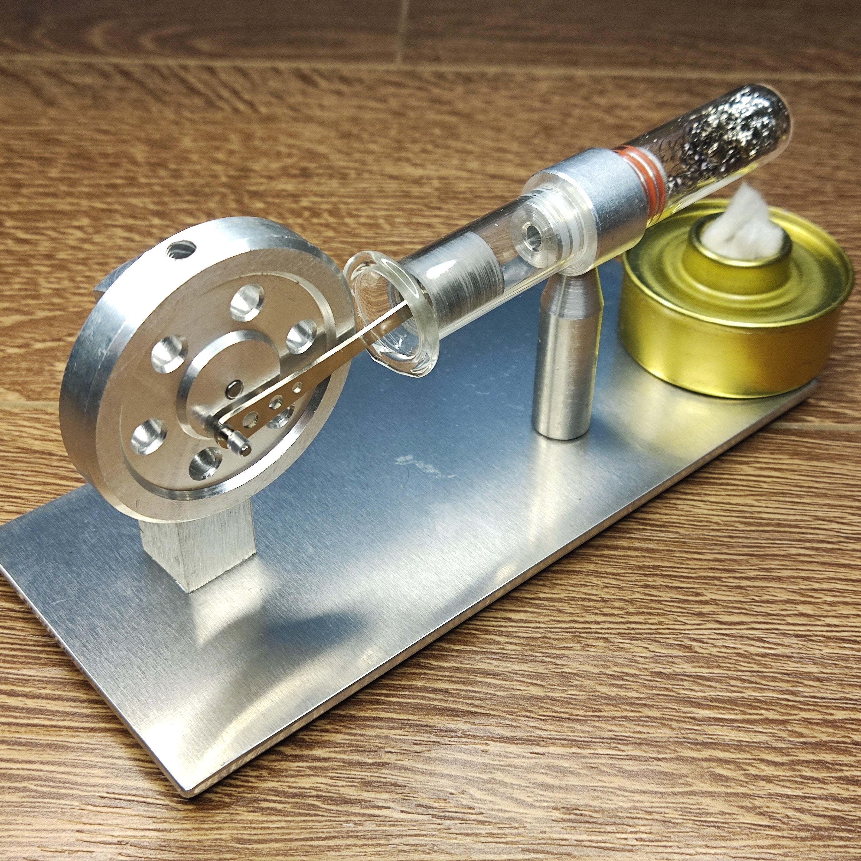 Mini Hot Air Stirling Engine Motor Model Stream Power Physics | Etsy