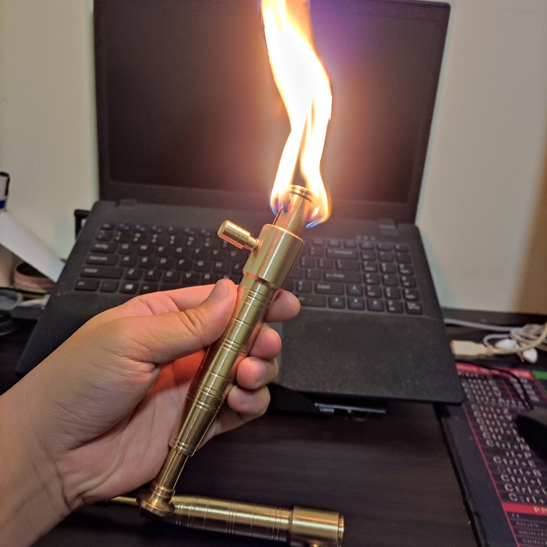 Vintage Brass Lighter: Handmade Old Style Gift - Etsy