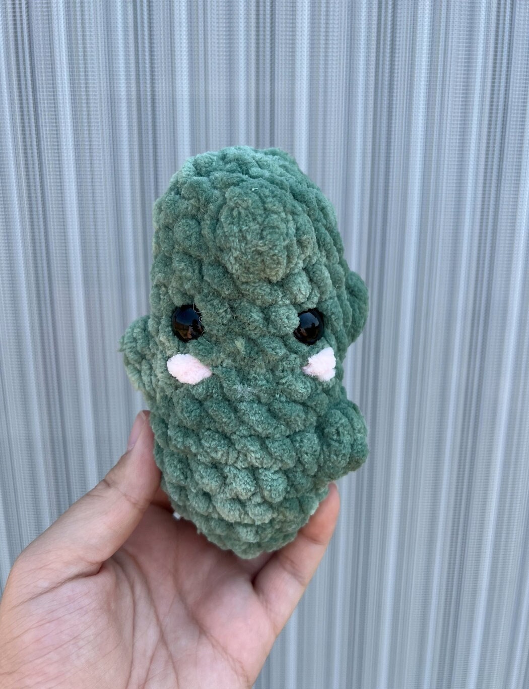Pinky the Crochet Pickle Mini Amigurumi Cute Gift Plushy Handmade ...