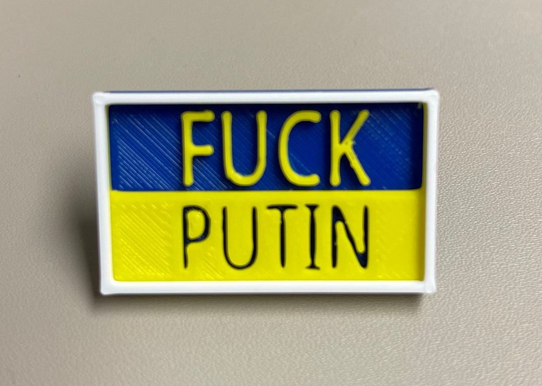 Ukrainian Flag Fuck Putin Lapel Pin - Etsy