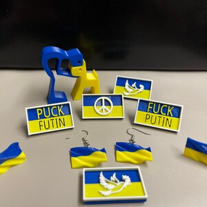 Ukrainian Flag Fuck Putin Lapel Pin | Etsy