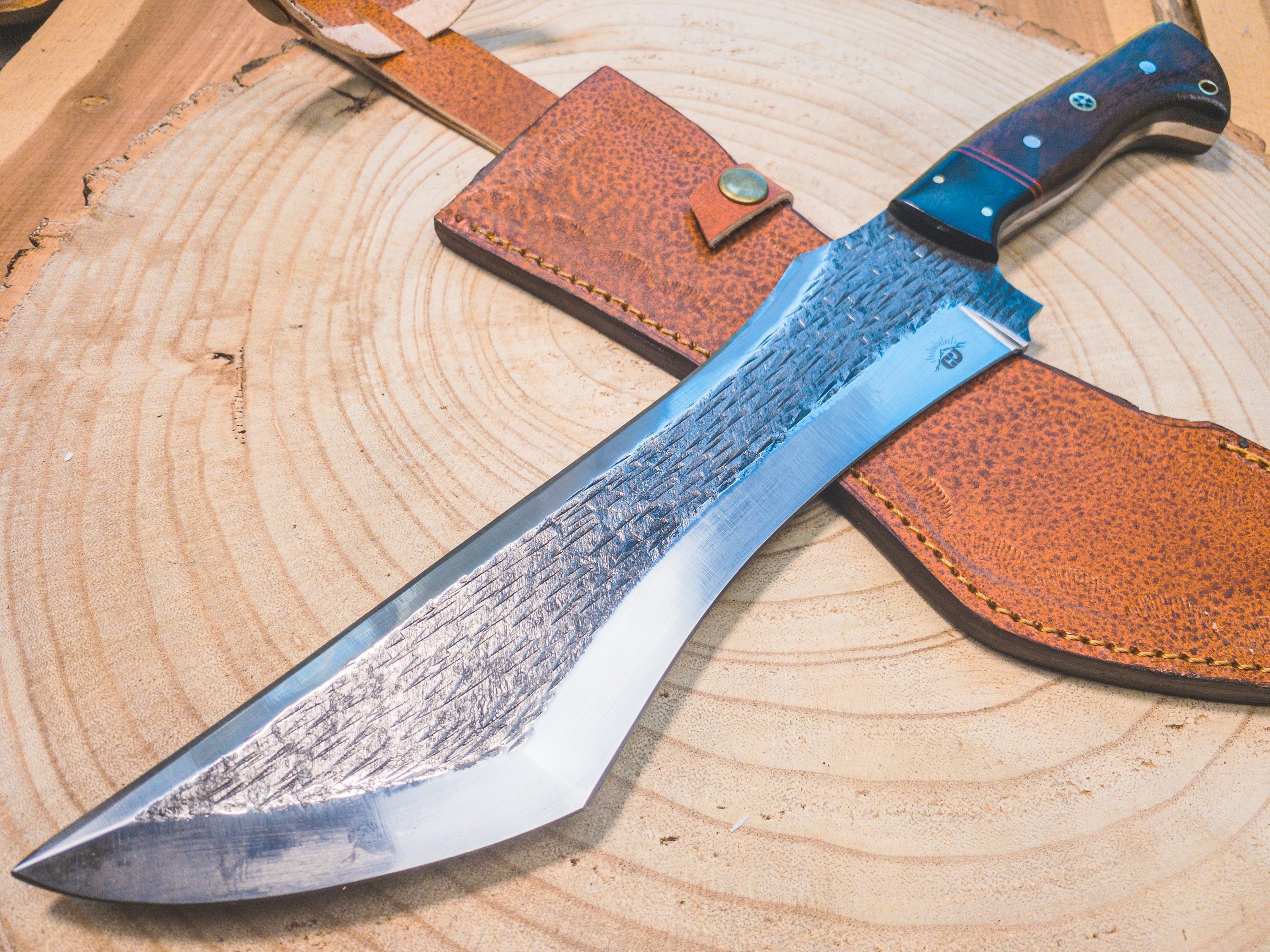 Hunting / Bowie / Machete Knife in 1085 Steel Rosewood - Etsy