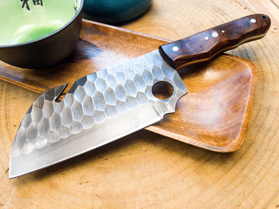 Hand Forged Cleaver / Chef Chopper Knife 1095 High Carbon Steel W ...