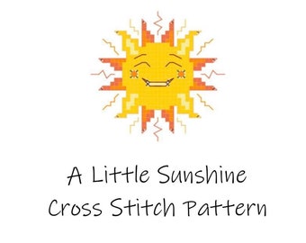 Sunshine Cross Stitch Pattern | Etsy