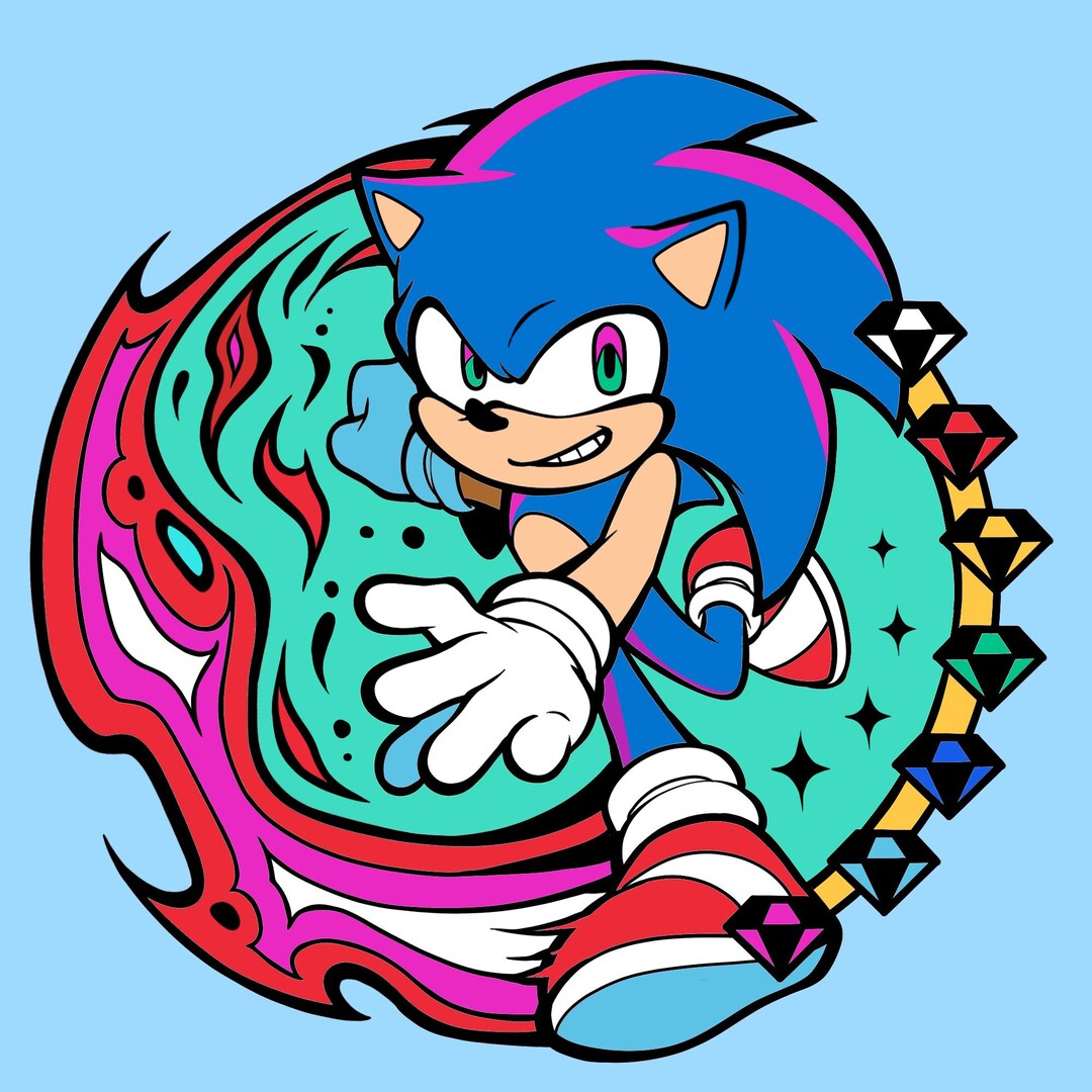Sonic Enamel Pin (PREORDER) - Etsy