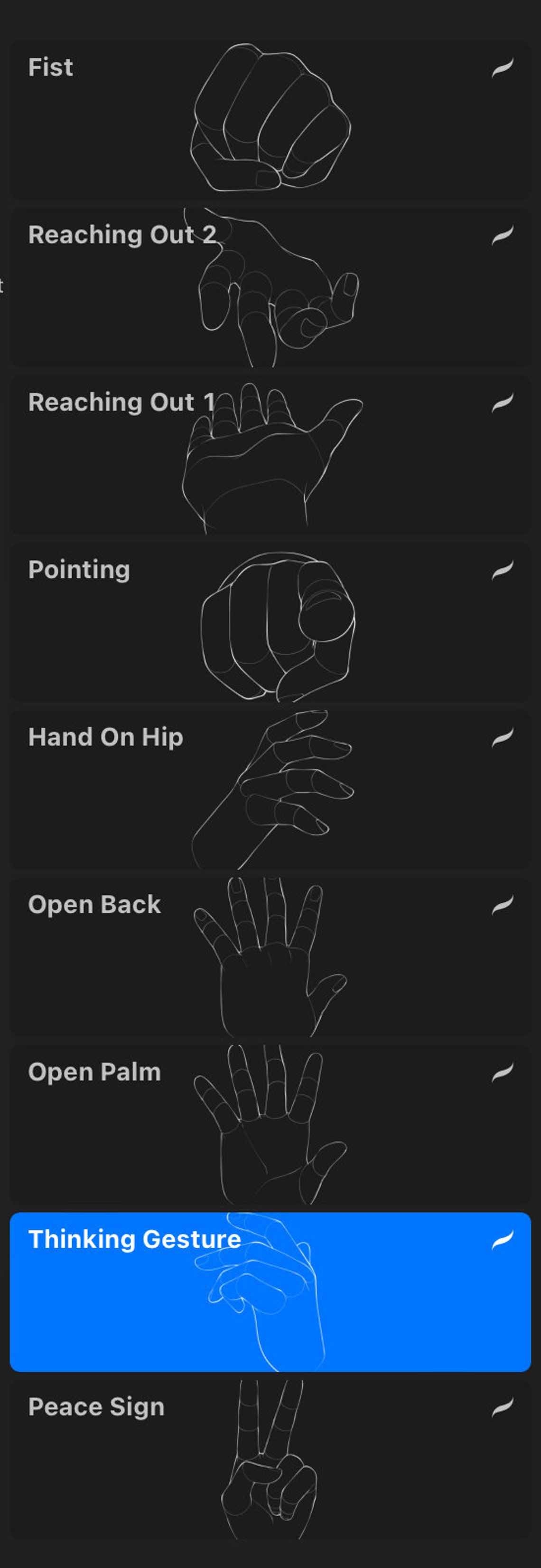 Procreate Hand Brush Set - Etsy