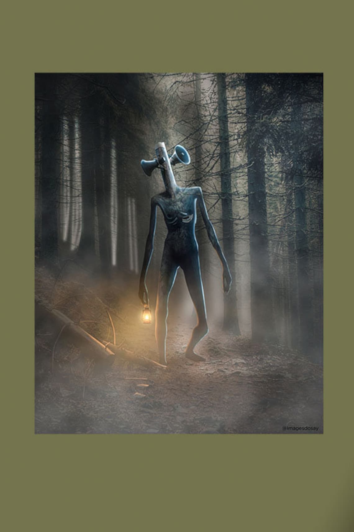 Siren Head Poster All size available Poster | Etsy