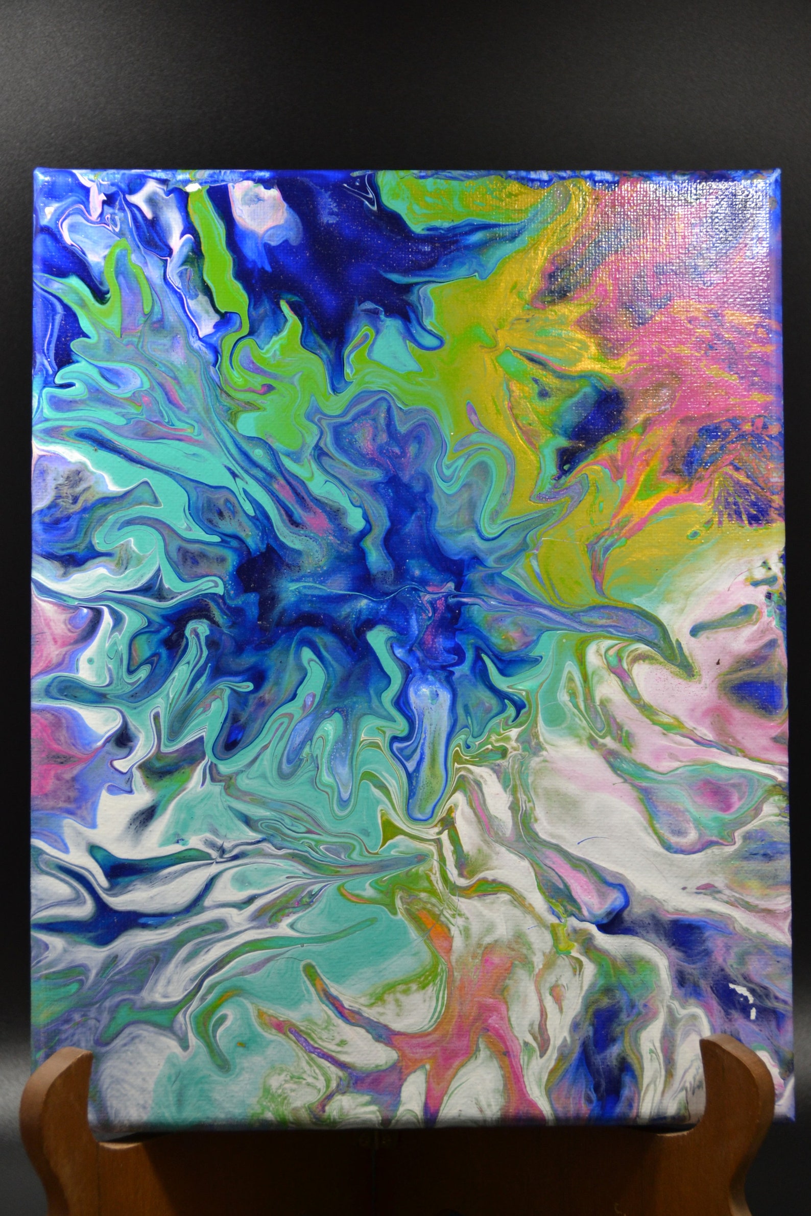 Original Abstract Acrylic Fluid Art Painting | Etsy