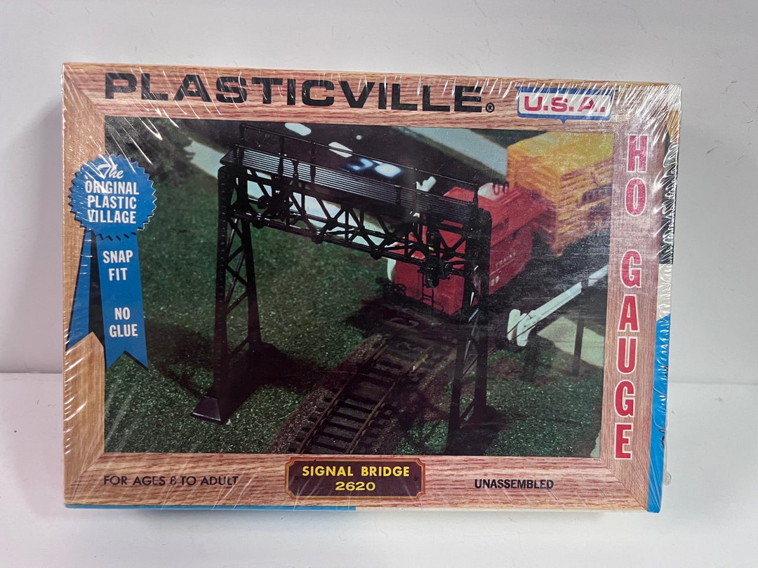 Plasticville Signal Bridge Building Kit HO Scale - Etsy
