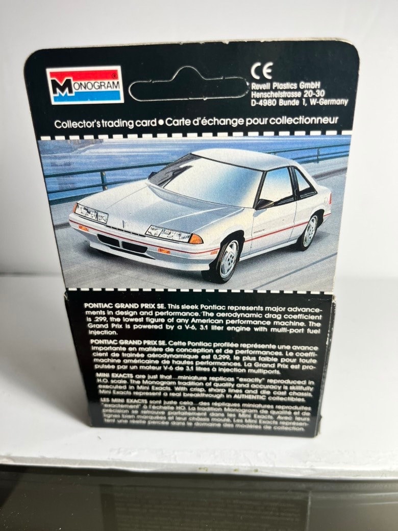 HO Scale Monogram Mini Exacts Pontiac Grand Prix SE - Etsy