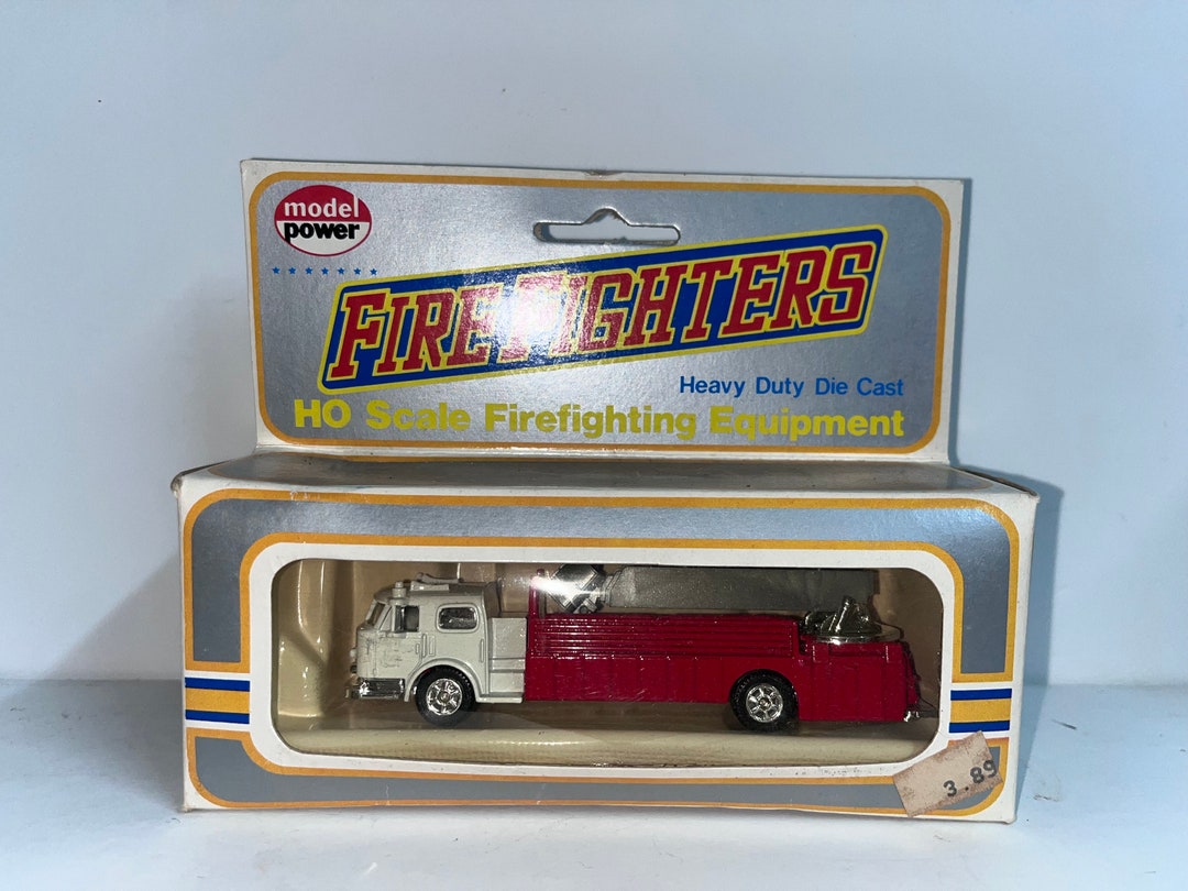 Model Power HO Scale Tower Bucket & Ladder Fire Truck - Etsy