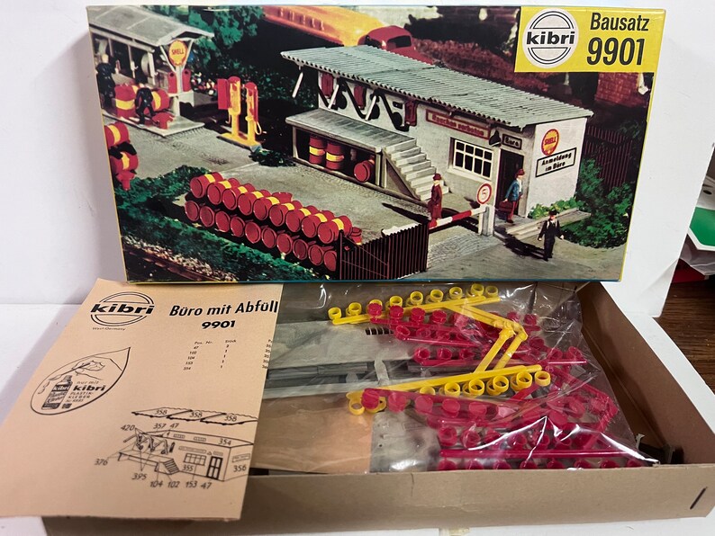Kibri HO Scale Fuel Depot Building Kit - Etsy