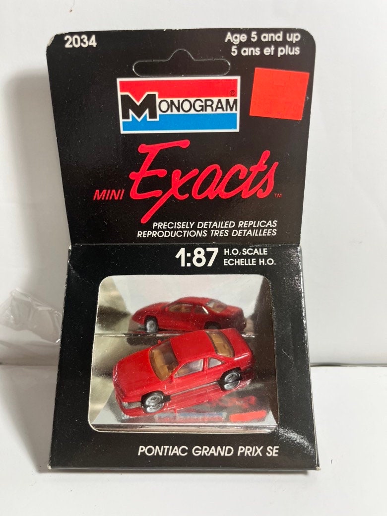 HO Scale Monogram Mini Exacts Pontiac Grand Prix SE - Etsy
