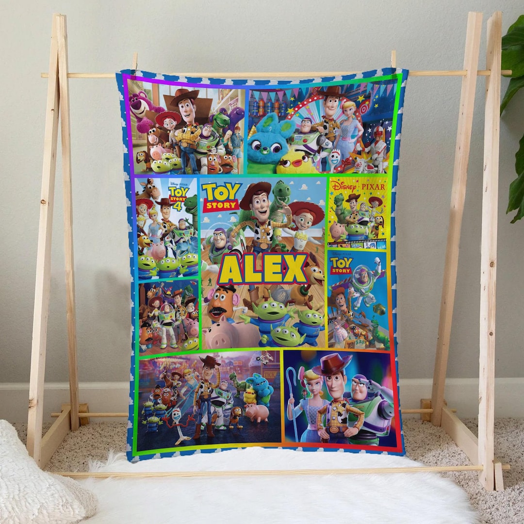 Disney Toy Story Woody Blanket, Custom Velveteen Plush Blanket, Toy ...