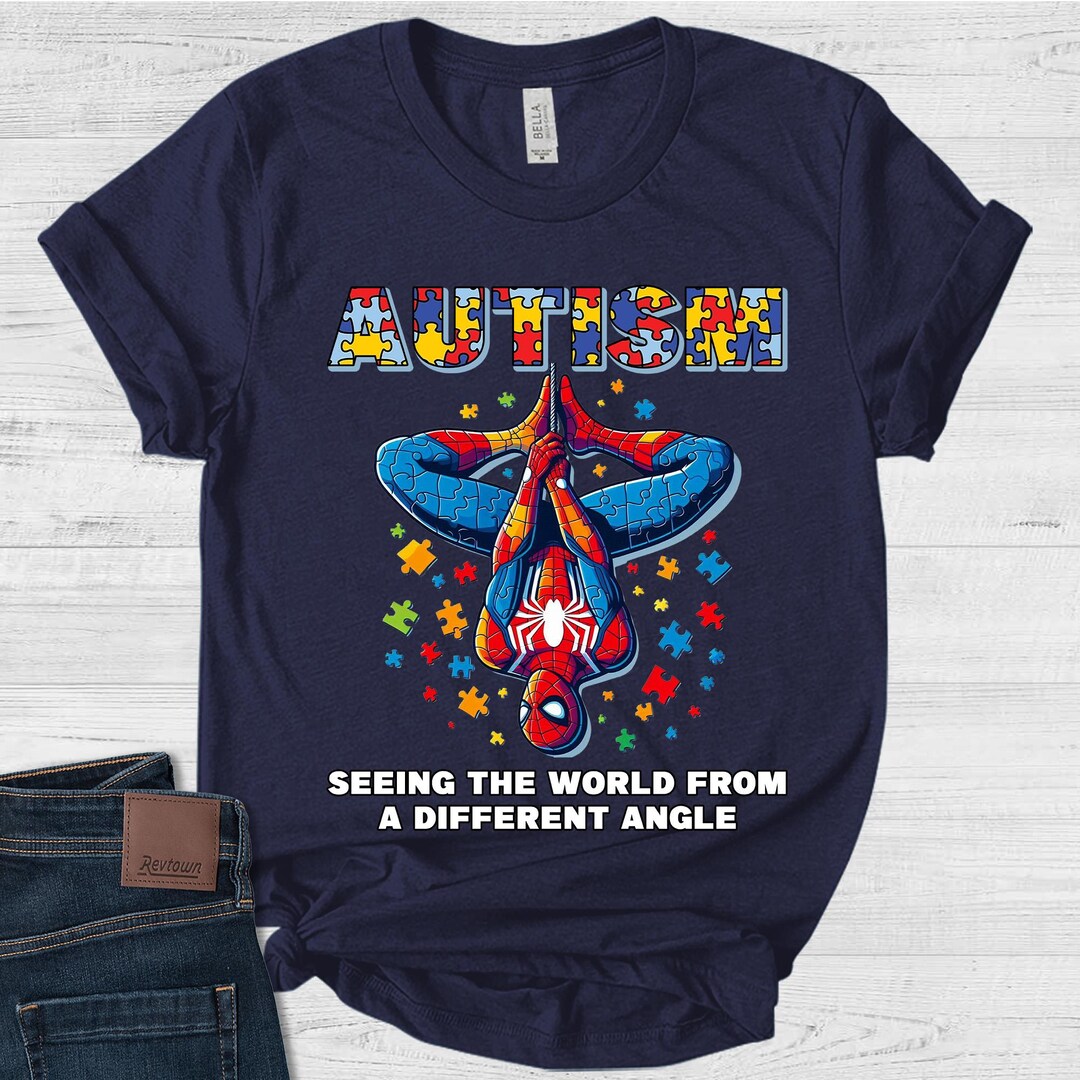 Spiderman Autism Toddler Shirt, Super Autism Tee,autism Awareness,super ...
