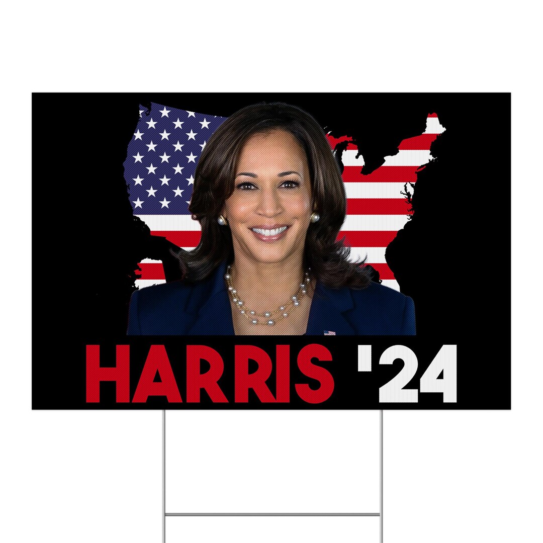 Kamala Harris Yard Sign, President Kamala Harris 2024 Victory Sign ...
